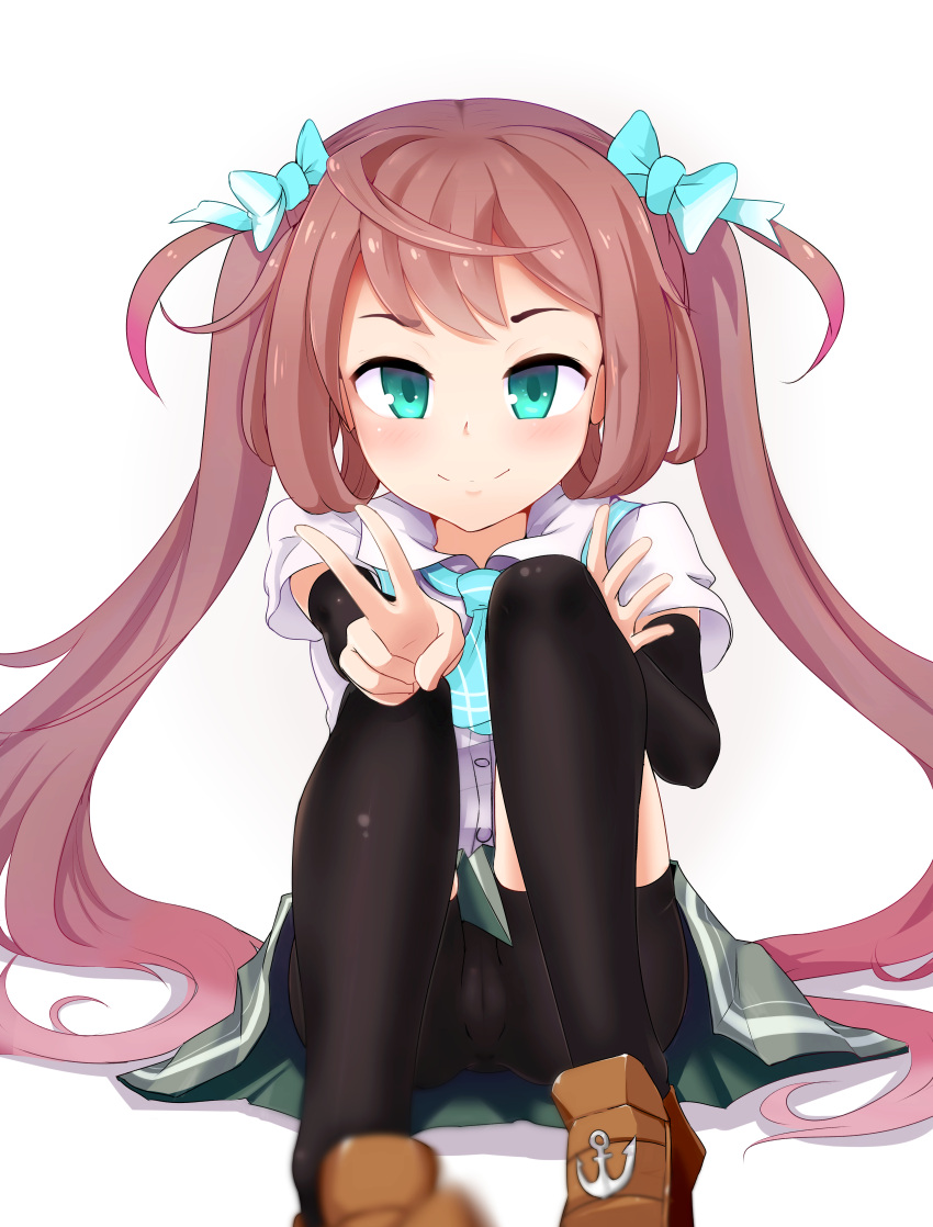 Safebooru - 1girl absurdres aqua eyes arm warmers asagumo (kantai collection) bike shorts black ...