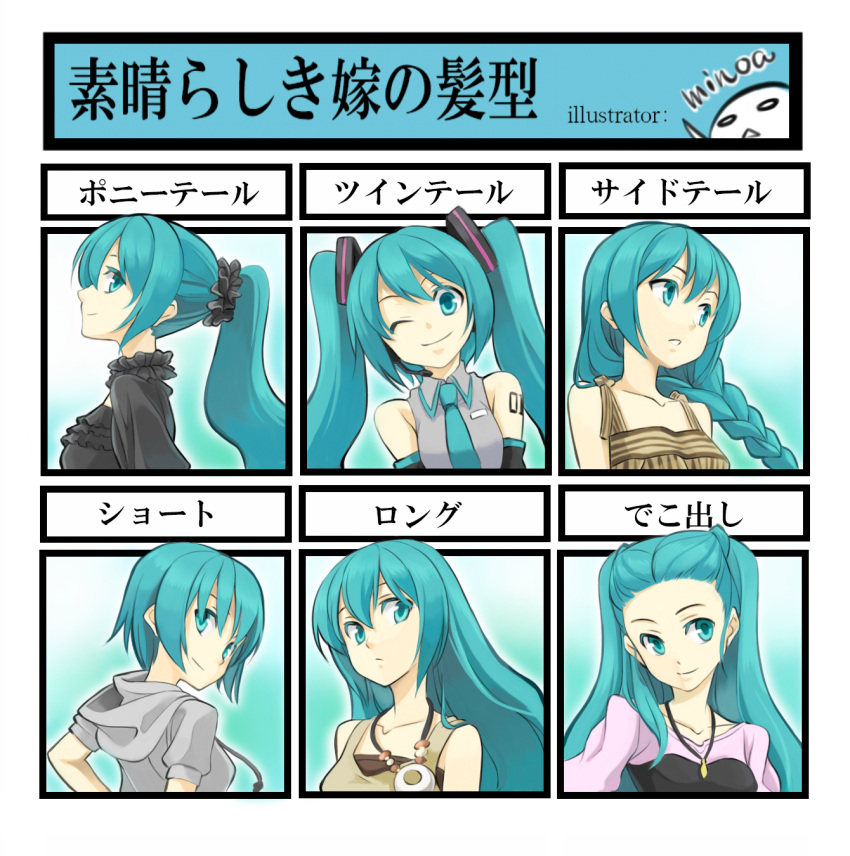 Safebooru - braid chart face forehead hatsune miku highres hood ...