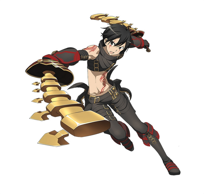 Safebooru - .hack// .hack//g.u. 1boy black eyes black hair cosplay ...