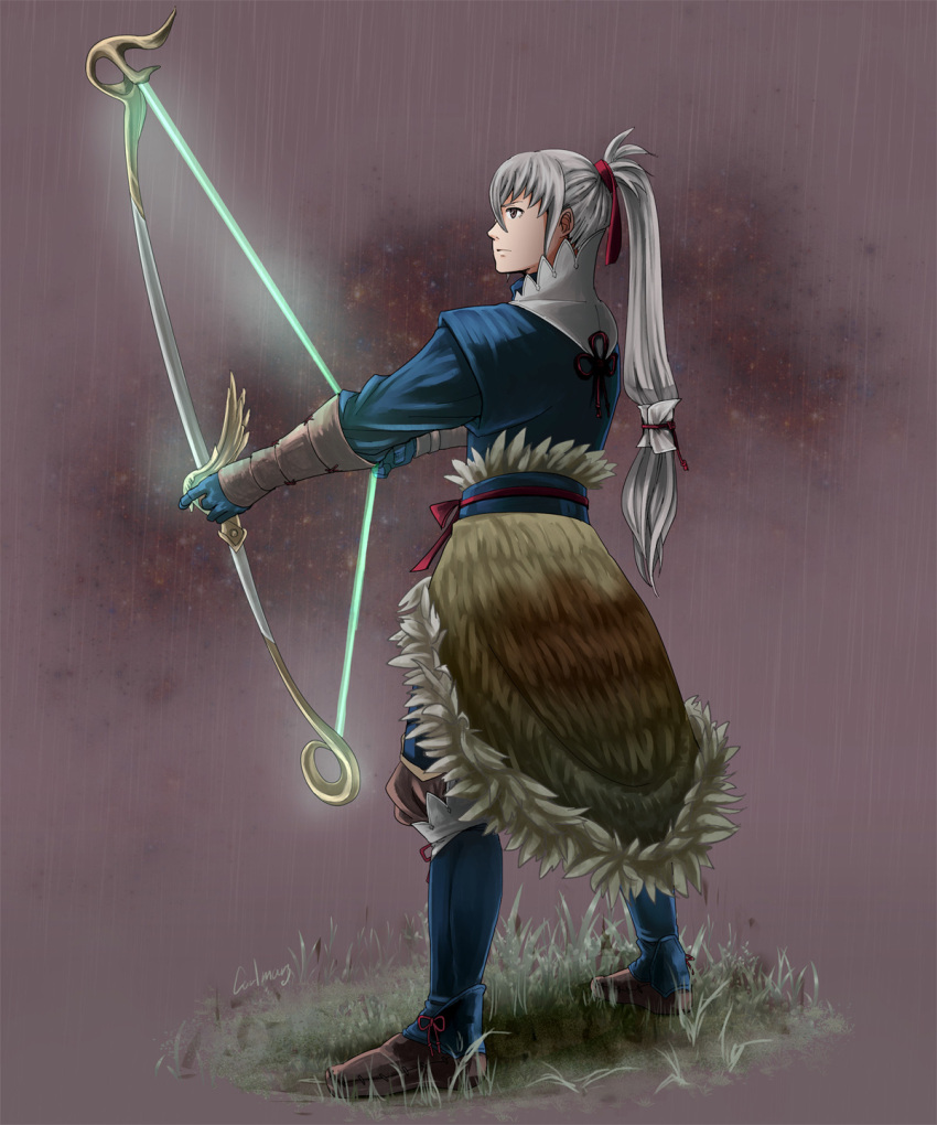 Safebooru - 1boy artist name boots bow (weapon) brown eyes carlmary fire emblem fire emblem if ...