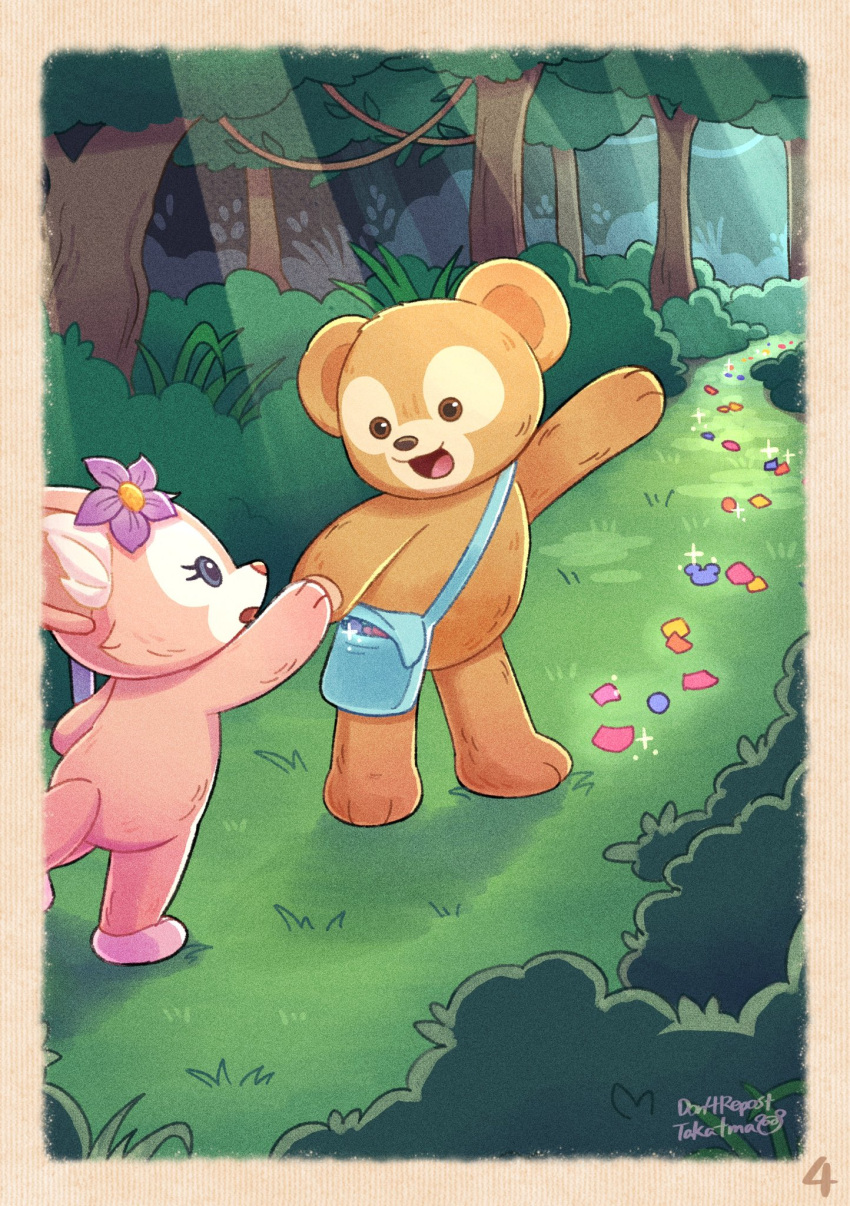 Safebooru - 1boy 1girl animal ears animification bear bear boy bear ...