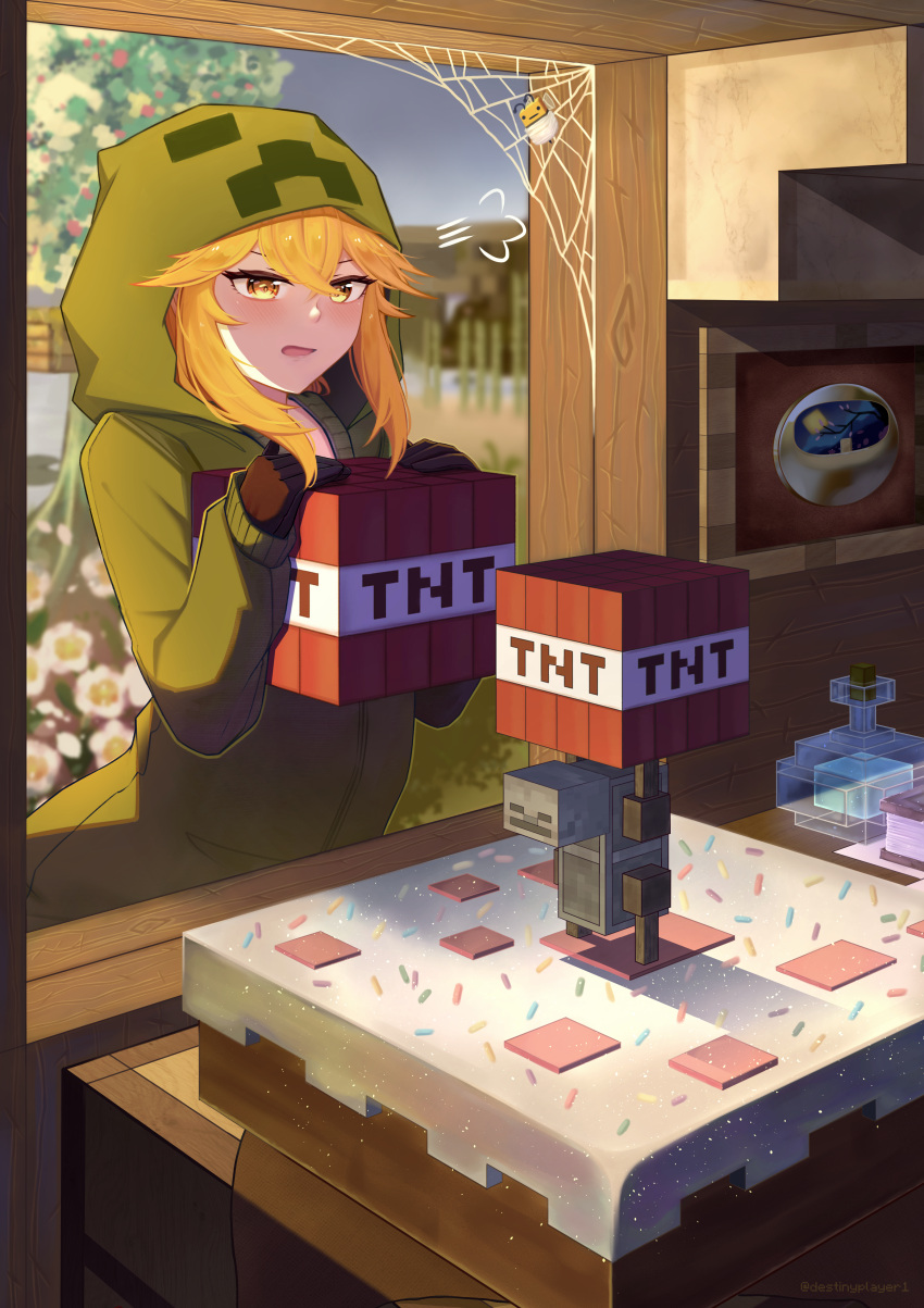 Safebooru - 1girl absurdres creeparka creeper cupa (at2 ...