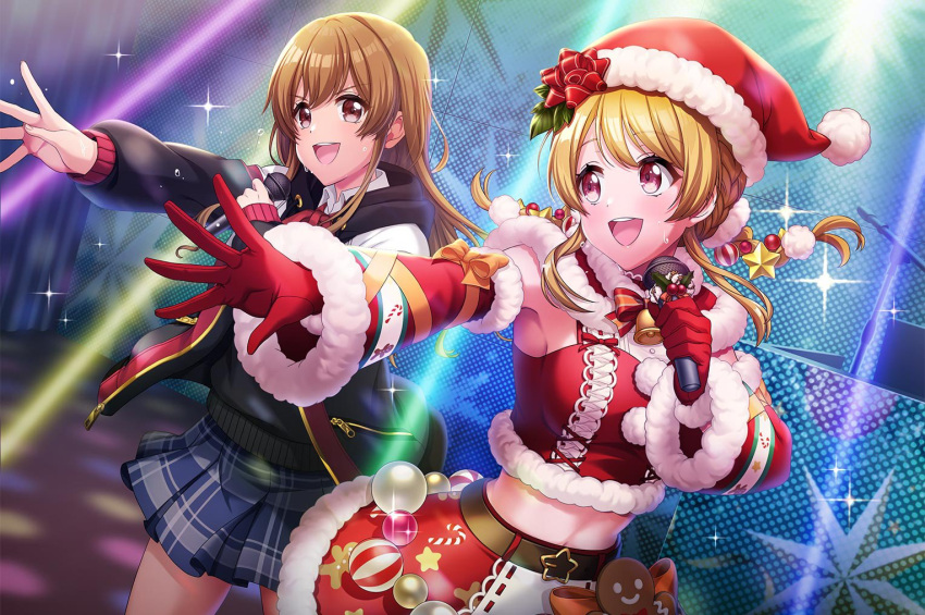 Safebooru - aimoto rinku blonde hair blush d4dj dress long hair pink eyes smile | 4250271