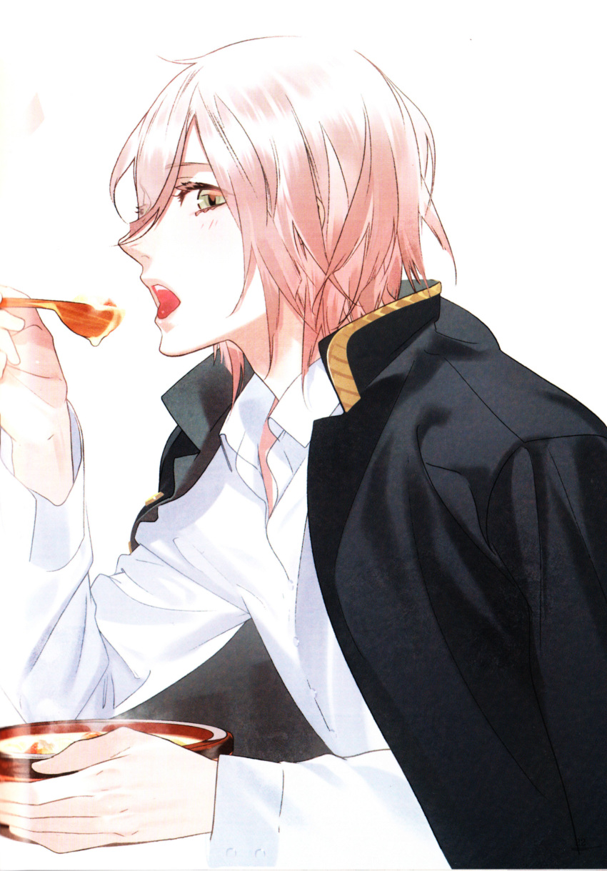 Safebooru - ayakashi gohan grey eyes grey hair kazuaki kimura asagi | 1809853