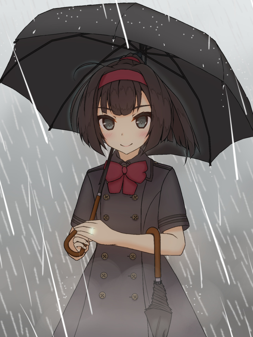 Safebooru - 1girl ahoge akizuki (kantai collection) alternate costume asakura meito black eyes ...