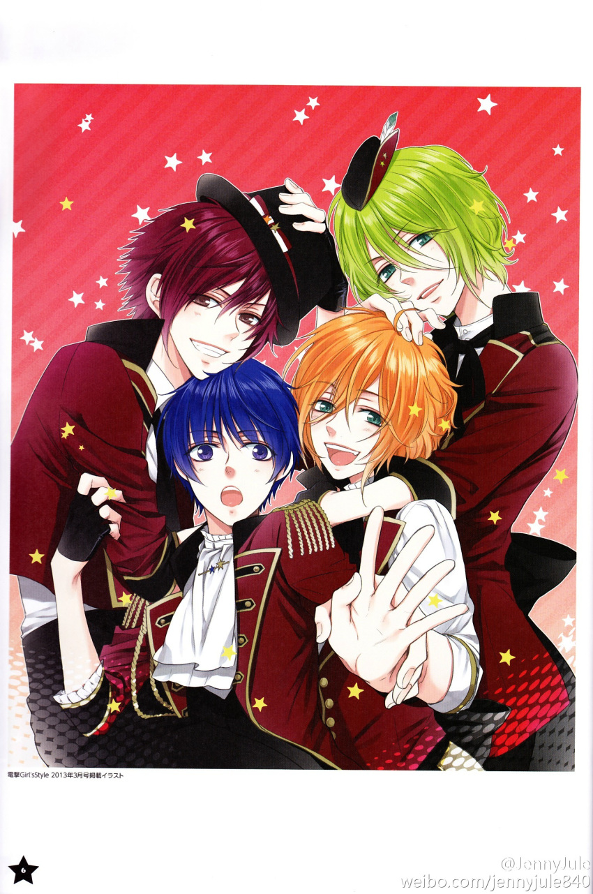 Safebooru - aiba rui green eyes green hair kirihara atom kirishima sou marginal #4 nomura l ...