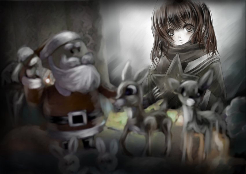 Safebooru - bunny christmas clannad ibuki fuuko photo (object) rabbit ...