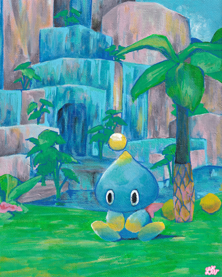 Safebooru - 1other absurdres acrylic paint (medium) black eyes chao ...