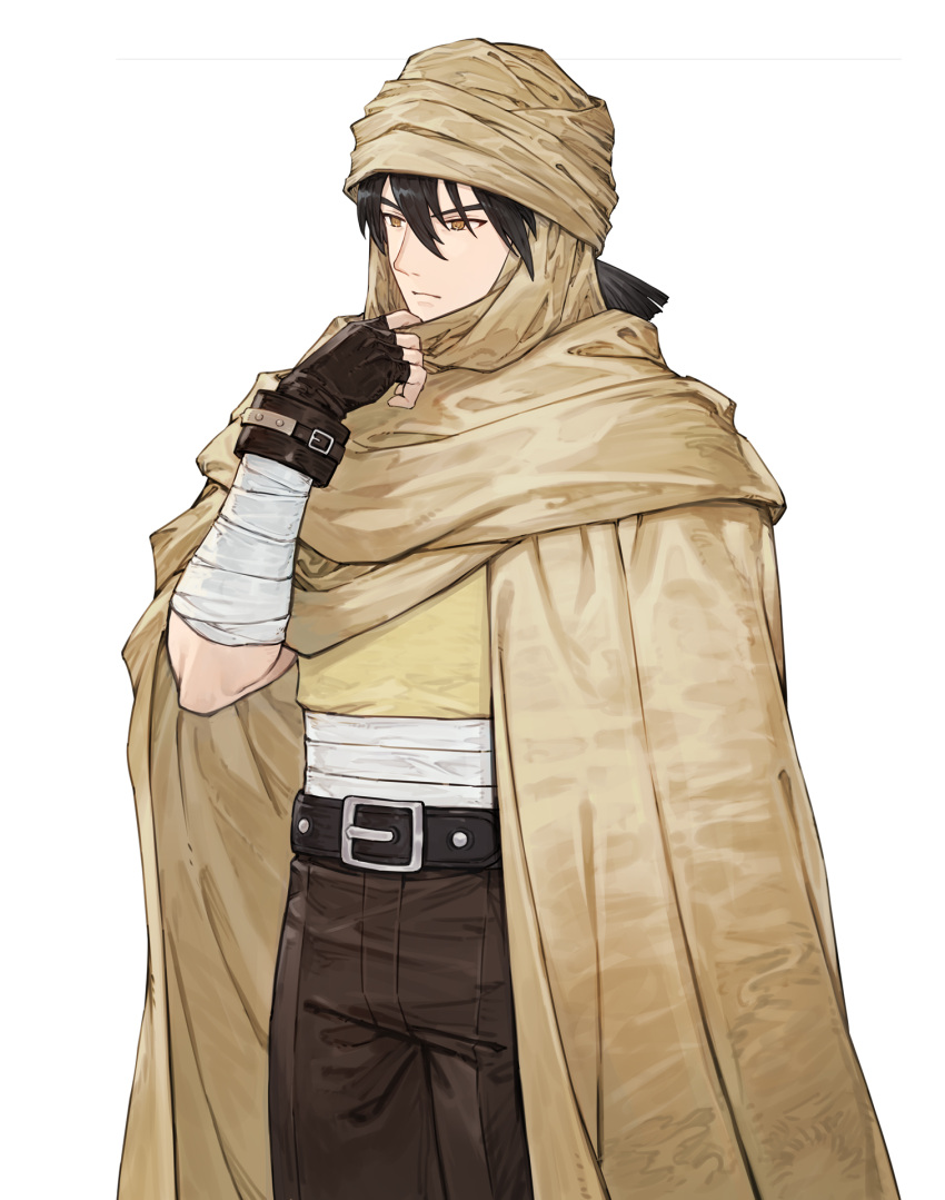 Safebooru - 1boy atelier (series) atelier marie bandaged arm bandaged chest bandages belt belt ...