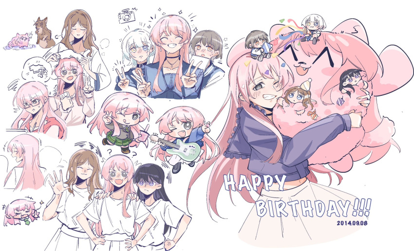 Safebooru - > o 5girls :3 ^ ^ anger vein bang dream! bang dream! it's ...