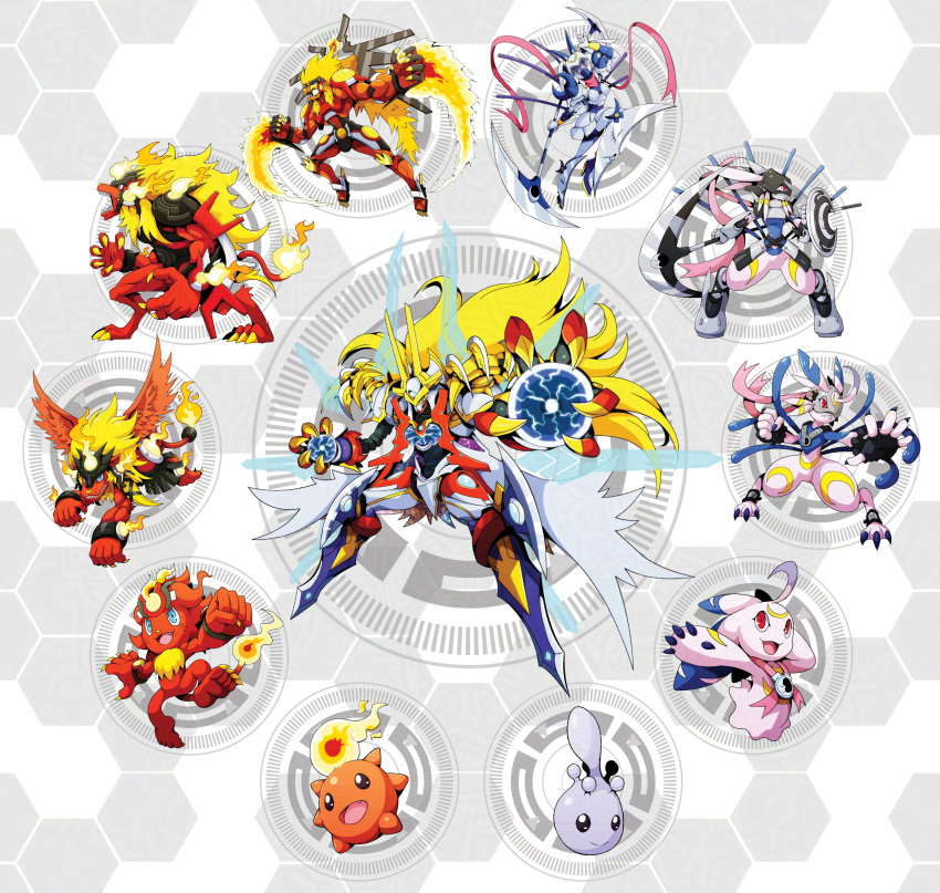 Safebooru - absurdres apollomon armor black gloves blonde hair body fur ...