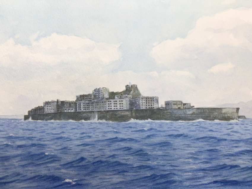 Safebooru - atelier bono building hashima island highres island no ...