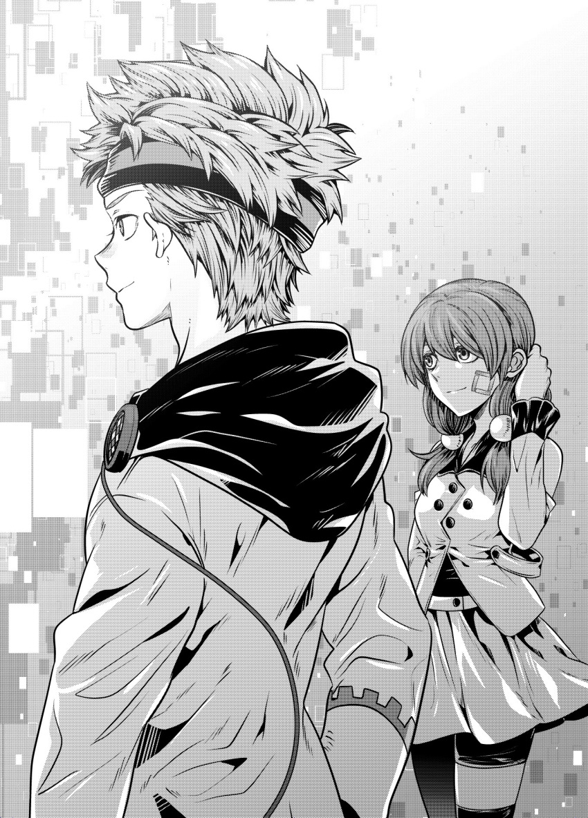 Safebooru - 1boy 1girl aizaki momo anonymous;code breasts closed mouth ...