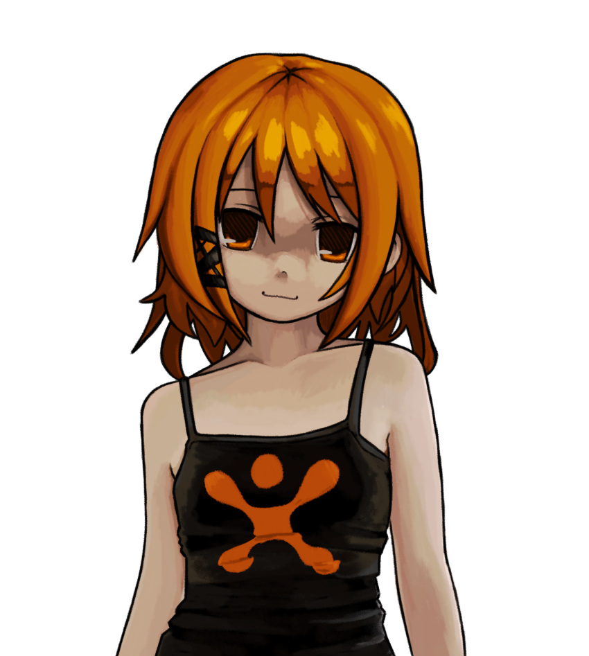 Safebooru 1girl Black Camisole Camisole Flat Chest Highres Medium