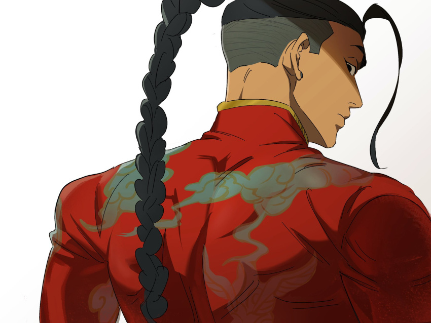 Safebooru - 1boy alternate costume braid brown eyes chinese clothes ...