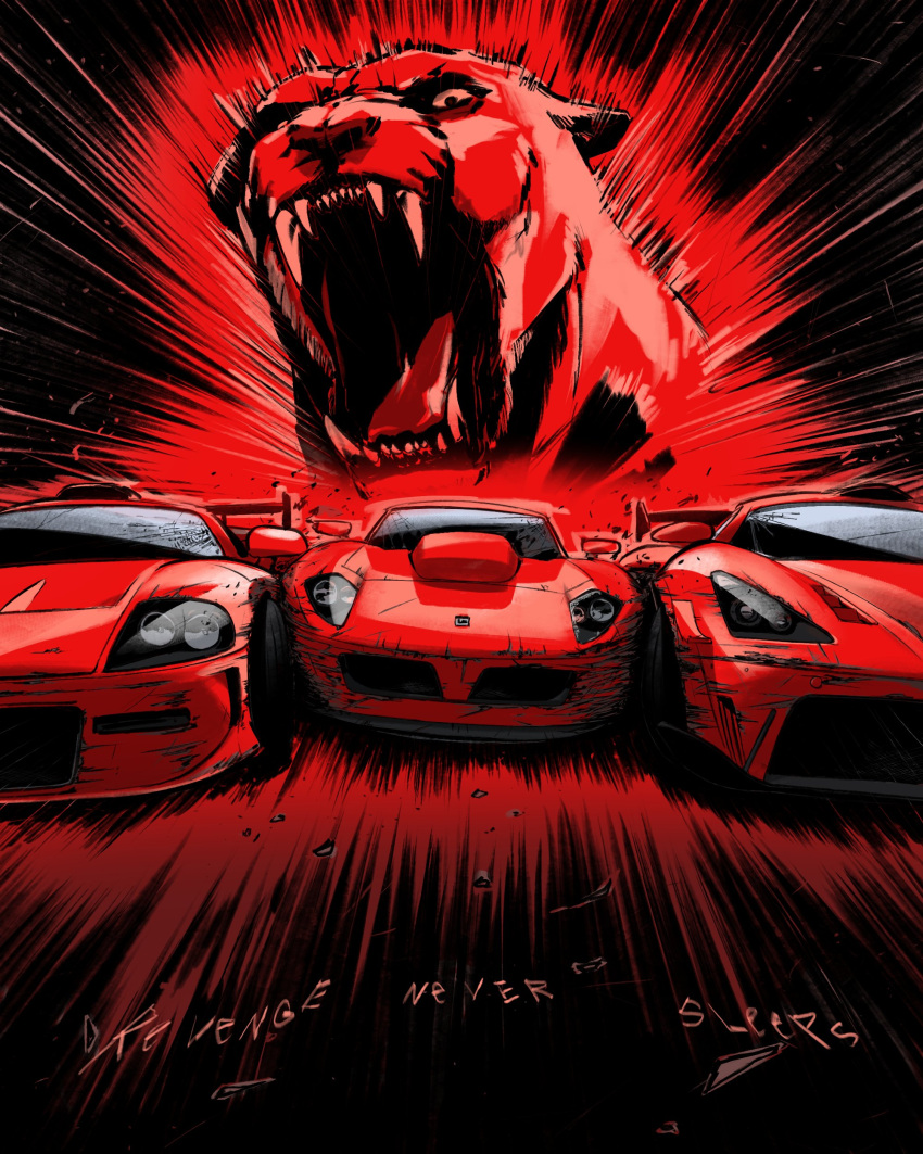Safebooru - absurdres burnout (series) burnout revenge car fangs ...