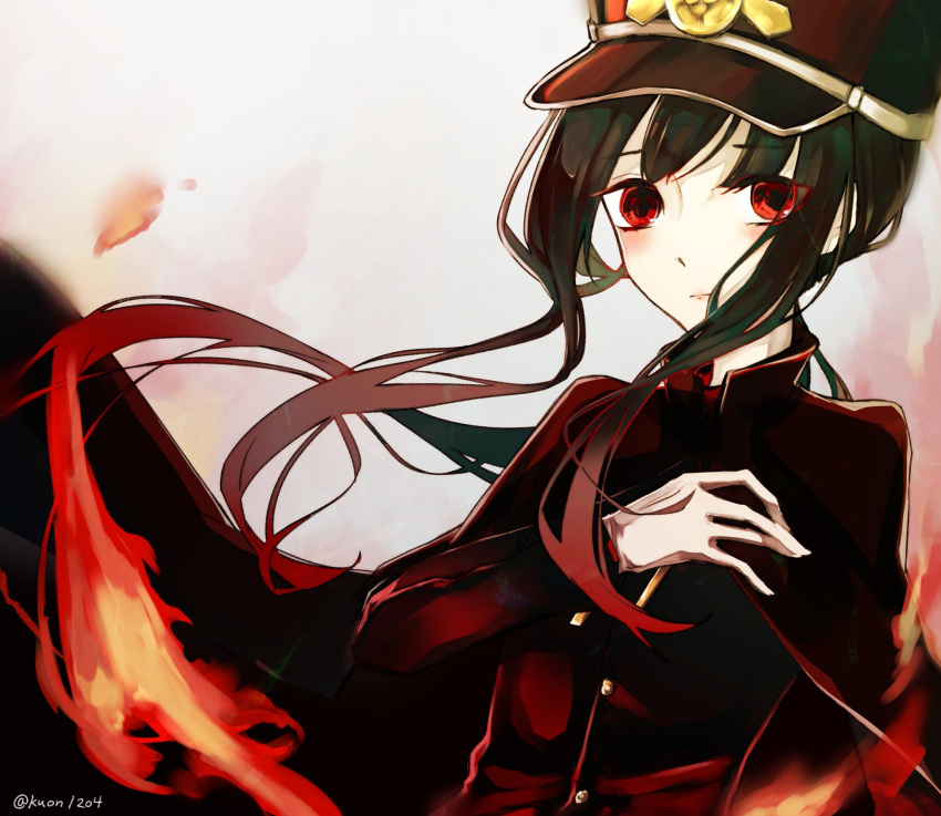 Safebooru - 1boy bishounen black cape black hair black hat black jacket ...