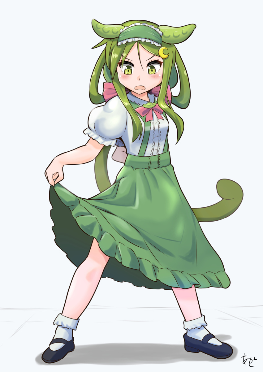 Safebooru - 1girl akashieru animal ears cat ears cat tail cosplay dress ...