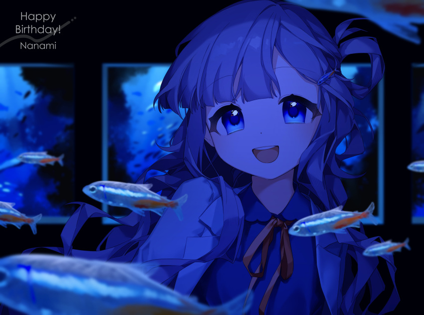 Safebooru - 039nagyo 1girl absurdres alternate costume aquarium asari ...