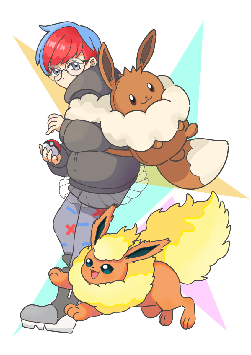 Safebooru - 1girl absurdres backpack bag blue hair boots brown bag ...