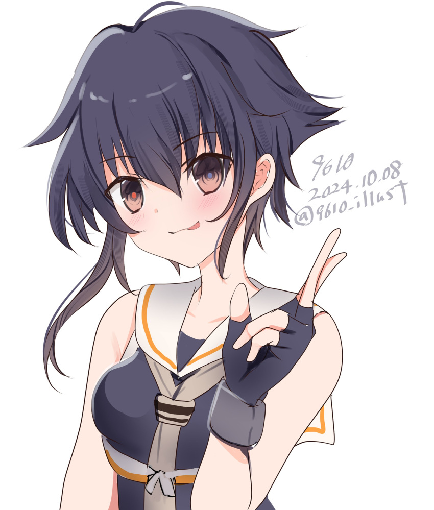Safebooru 1girl 9610 Kuroto Absurdres Artist Name Asymmetrical Hair 4503