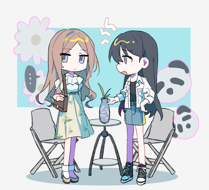 Safebooru - ... 2girls bang dream! bang dream! it's mygo!!!!! black footwear black hair black ...