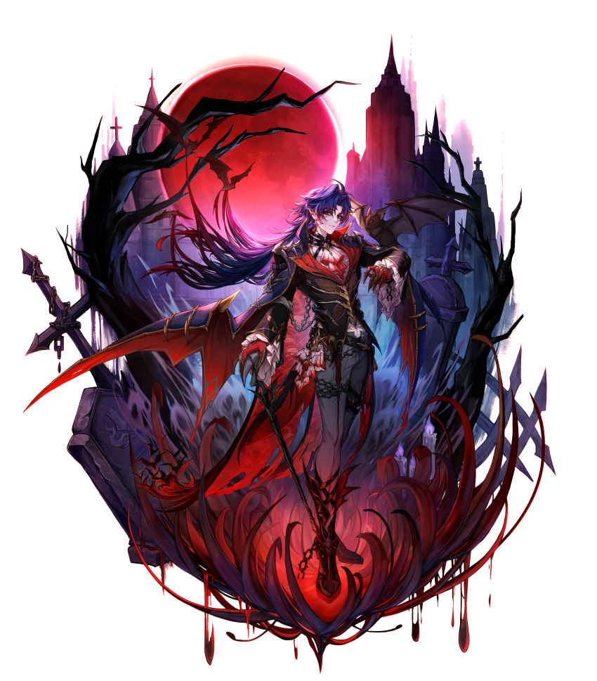 Safebooru - 1boy absurdres alternate costume ascot bat (animal) black ...