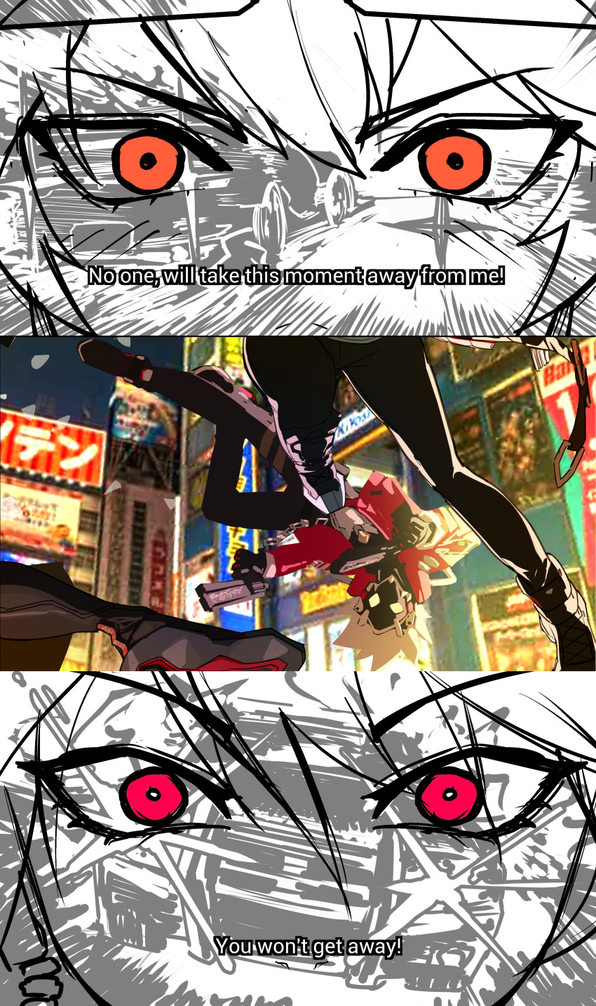 Safebooru - absurdres billy kid car dodge charger grace howard gun ...