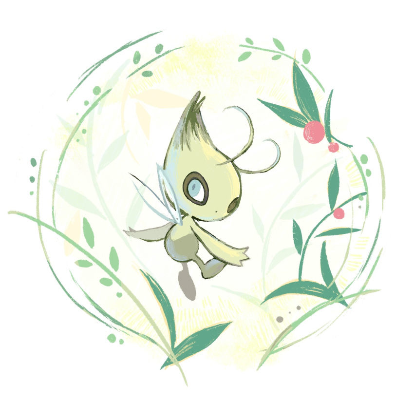 Safebooru - berry blue eyes celebi chachahara ai commentary request ...