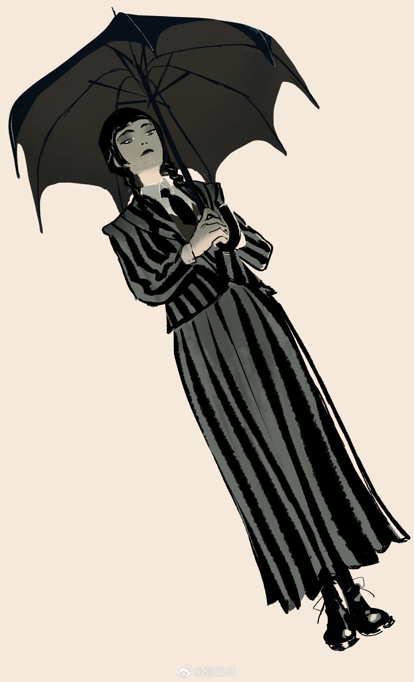 Safebooru - 1girl absurdres addams family black footwear black hair ...