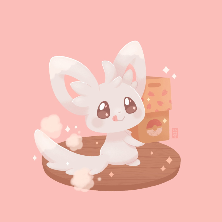 Safebooru - animal focus artist name blush box brown eyes dust highres ...