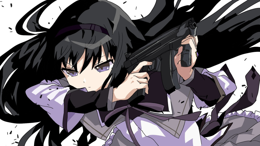 Safebooru - 1girl akemi homura akemi homura (magical girl) black hair ...