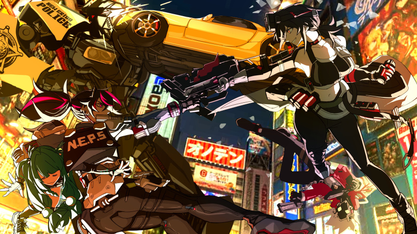 Safebooru - :3 absurdres barricade (transformers) billy kid car ...