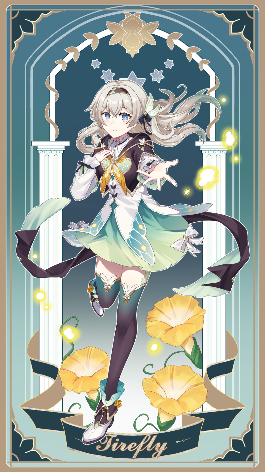 Safebooru - 1girl absurdres ankle boots black jacket boots bug card ...