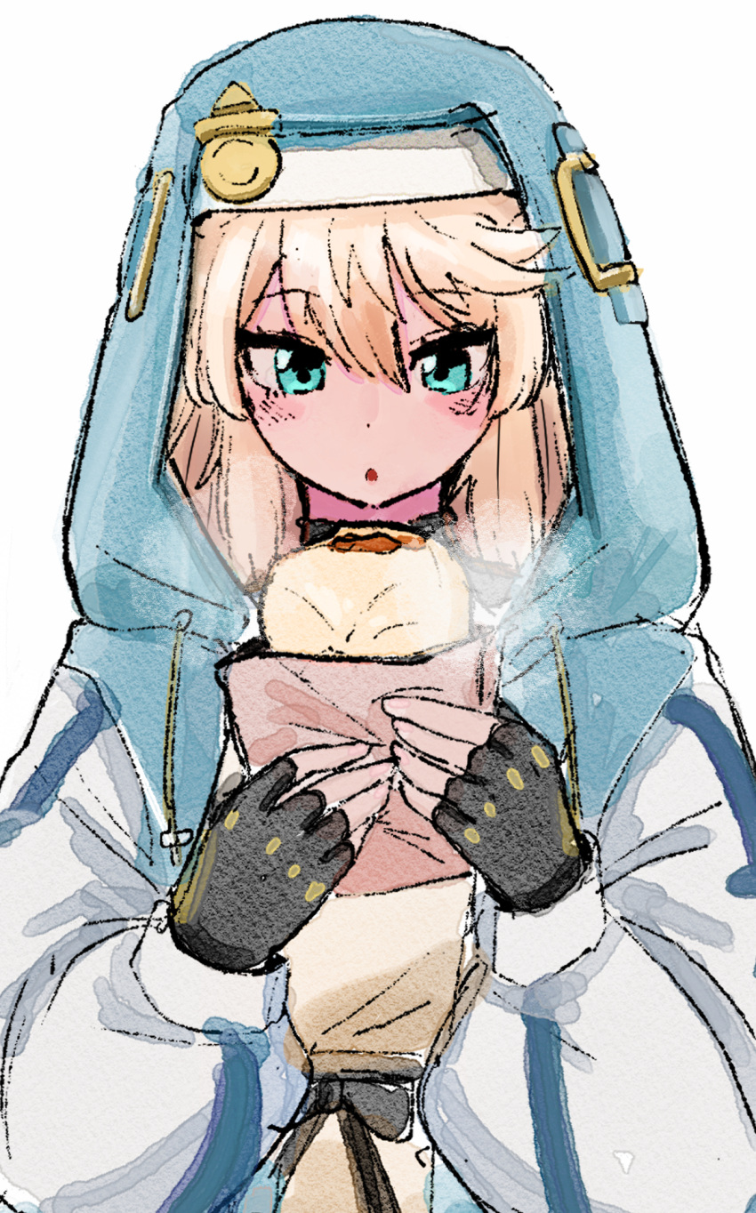 Safebooru - 1boy androgyne symbol aqua eyes baozi black gloves blonde hair blowing blush bridget ...