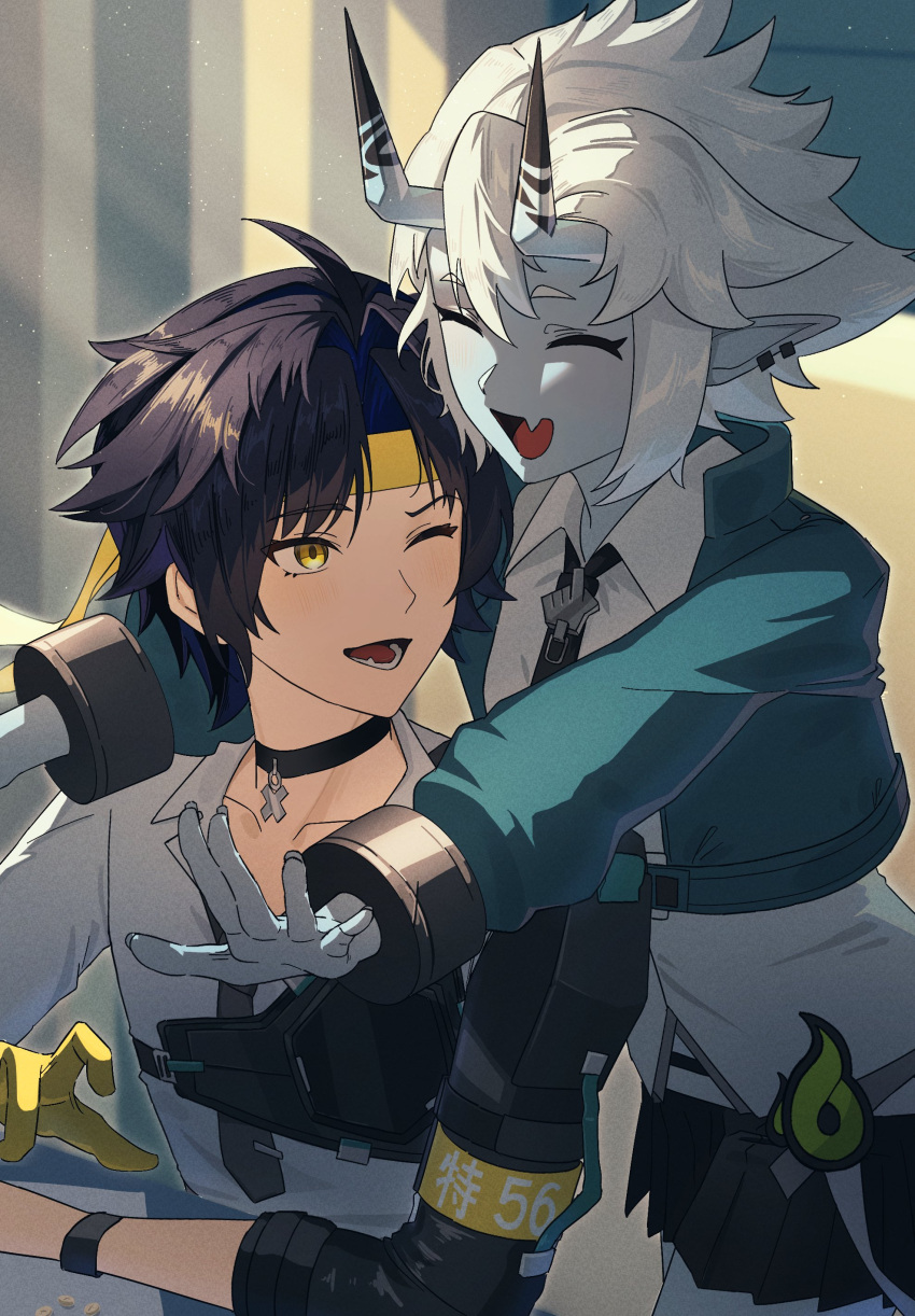 Safebooru - 1boy 1girl absurdres asaba harumasa bad anatomy bad arm ...