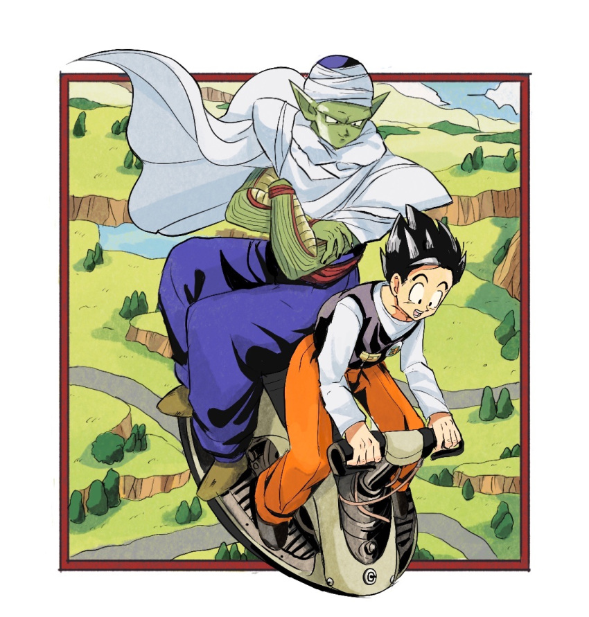 Safebooru - 2boys :d badge black eyes black footwear black hair black ...