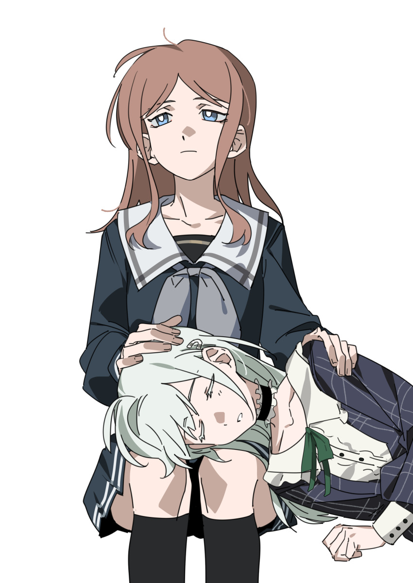 Safebooru - 2girls absurdres bang dream! bang dream! it's mygo!!!!! black choker black socks ...