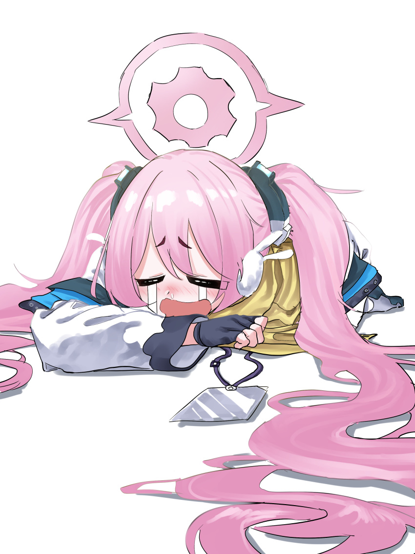Safebooru - absurdres blue archive blush closed eyes crying haoma ...