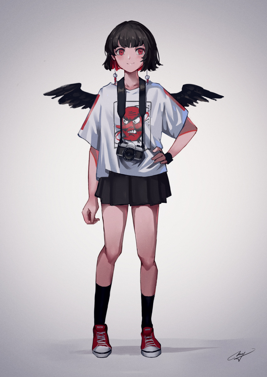 Safebooru - 1girl absurdres alternate costume alternate hair length alternate hairstyle black ...