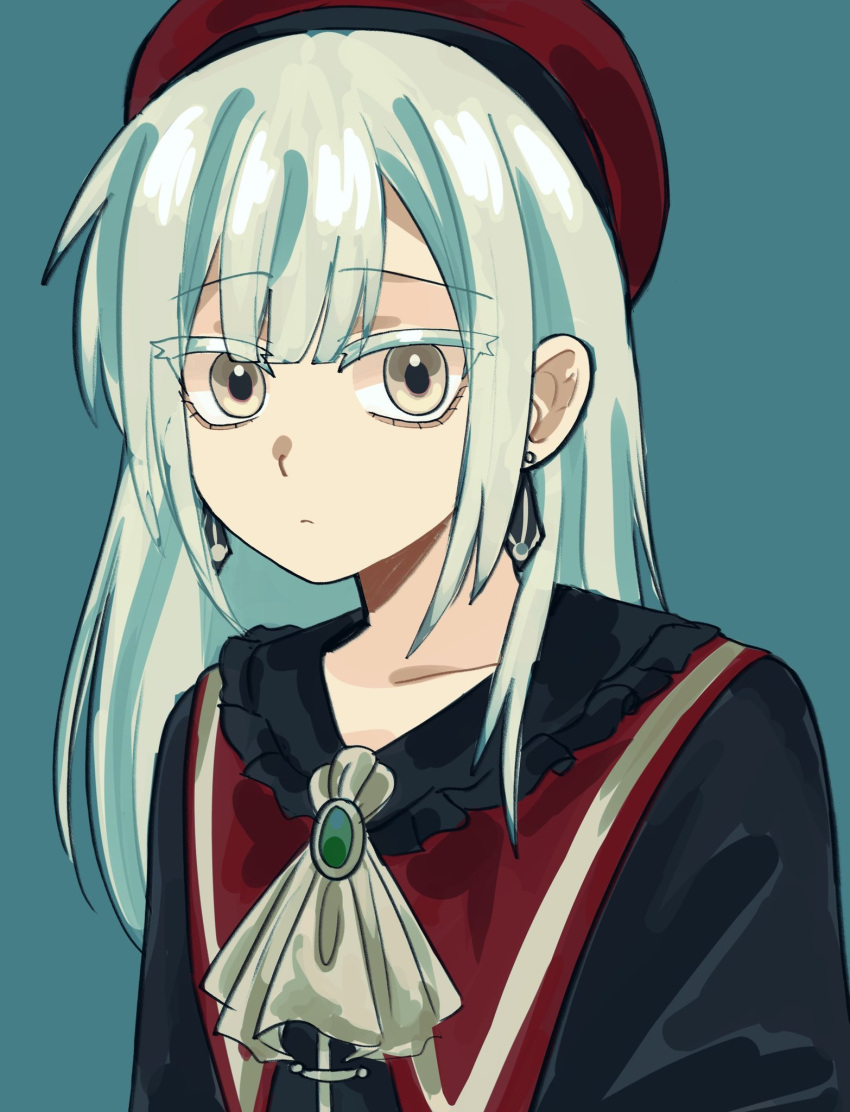 Safebooru - 1girl ascot bang dream! bang dream! it's mygo!!!!! beret black capelet blue ...