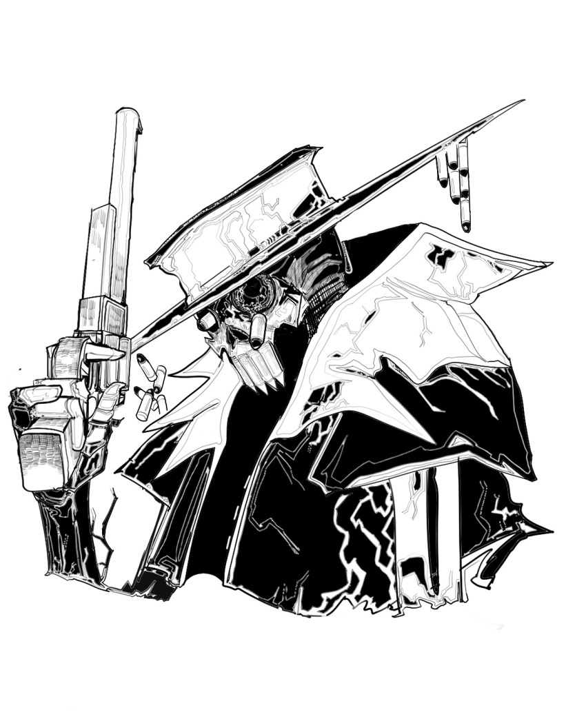 Safebooru - art study bullet coat commentary cowboy hat cropped torso ...
