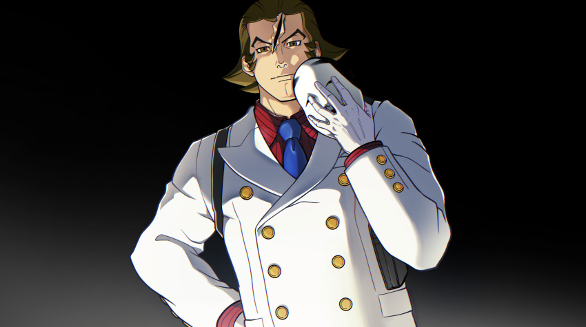 Safebooru - 1boy absurdres ace attorney blue necktie bobby fulbright ...