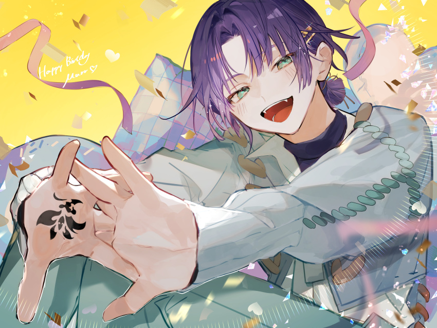 Safebooru - 1boy absurdres bishounen blush choppy bangs commentary ...