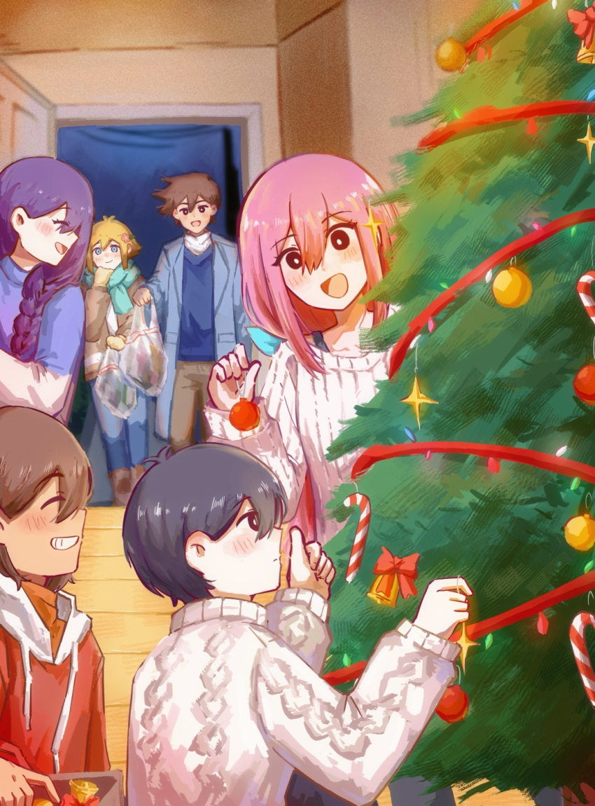 Safebooru - 2girls 4boys alternate costume alternate hairstyle antenna hair aubrey (faraway ...