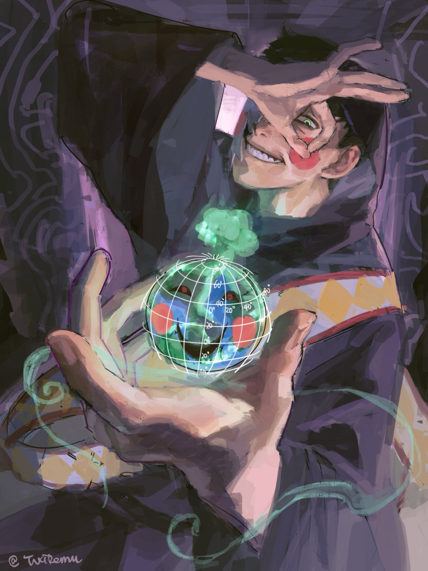 Safebooru - black sclera colored sclera ekubo (mob psycho 100 ...