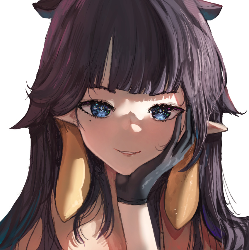 Safebooru - 1girl absurdres advarcher black gloves black hair blonde hair blue eyes gloves ...