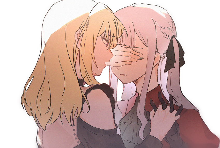 Safebooru - 2girls ascot bang dream! bang dream! it's mygo!!!!! black ascot black dress black ...