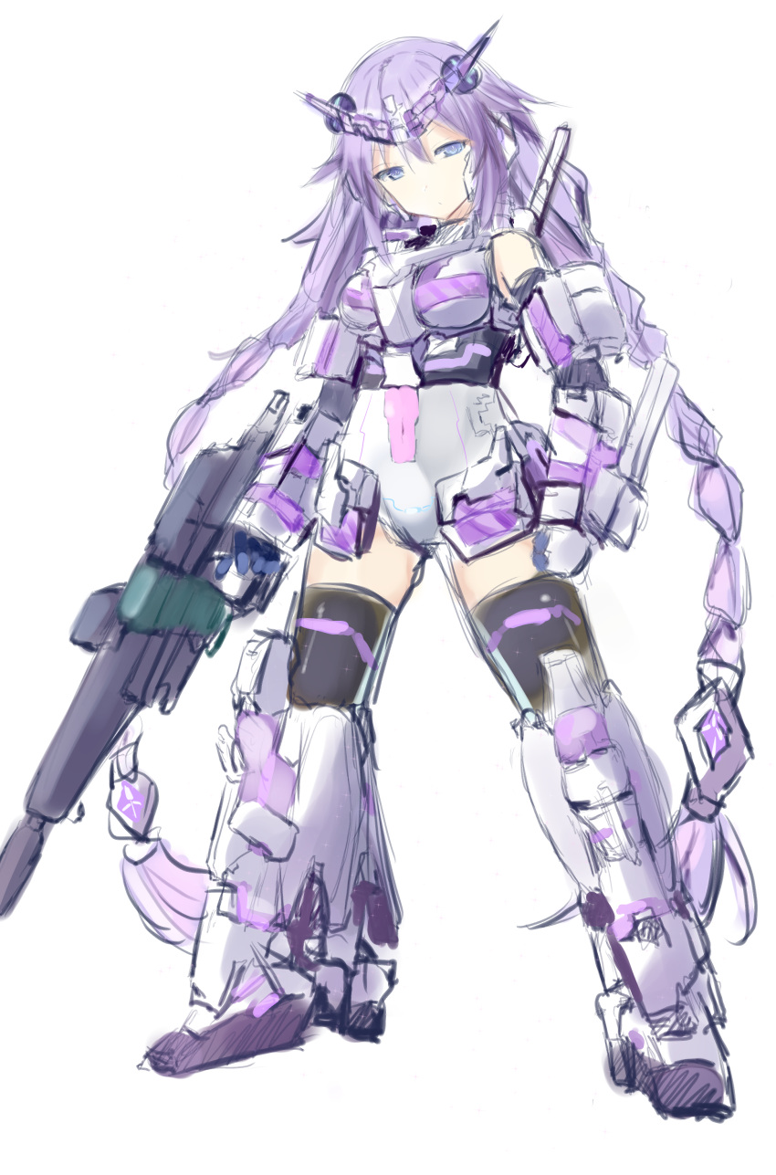 Safebooru - 1girl absurdres beam magnum (gundam) beam rifle bimmy blue ...