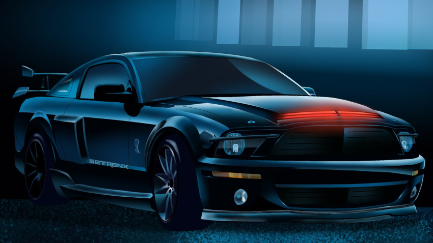 Safebooru - artist name black car car english commentary ford ford ...